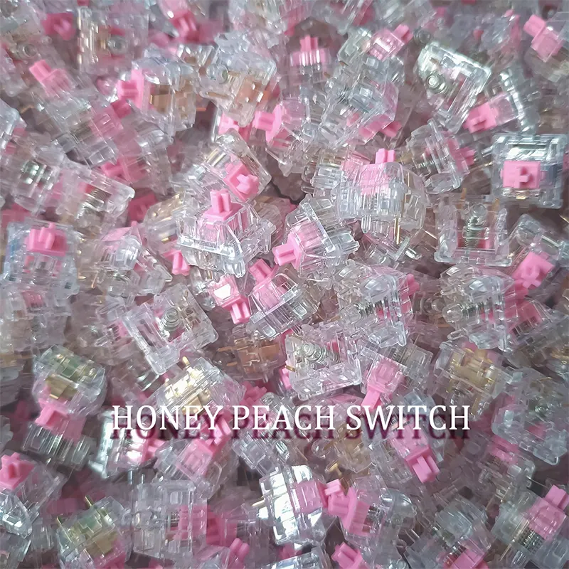 Tecsee Honey Peach Switch POM Linear Stem Metal Pole Switches for ...