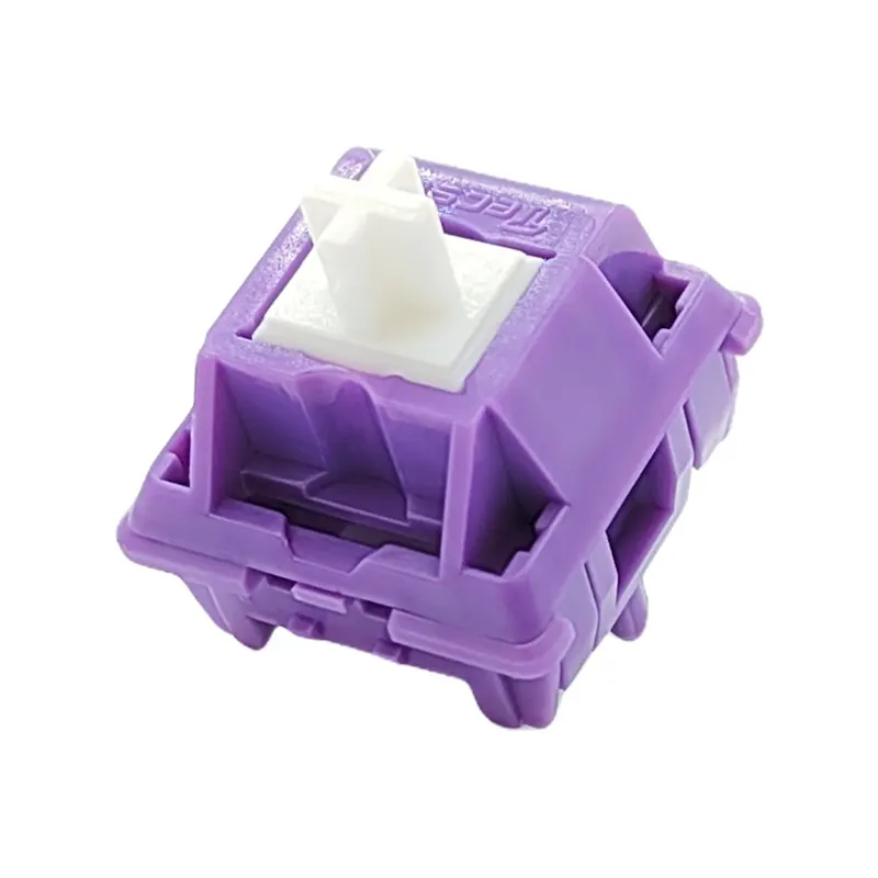 Tecsee Purple Panda Keyboard Switch PME Material Tactile POM Stem 68g ...