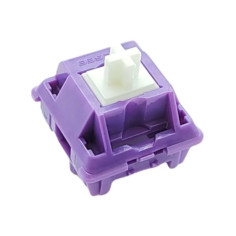 Tecsee Purple Panda Keyboard Switch PME Material Tactile POM Stem 68g ...
