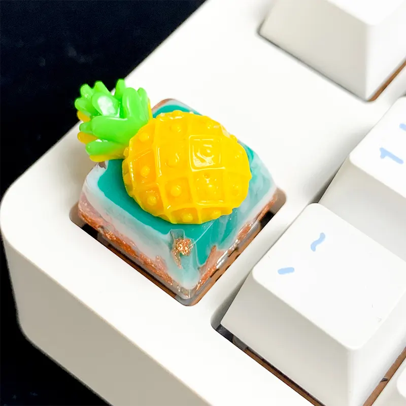 Handmade Mechanical Keyboard Keycaps Custom Watermelon Resin Keycaps ...